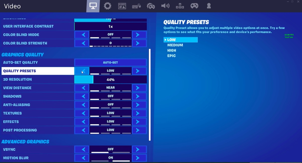 Byba Fortnite Graphics Settings Chapter 2